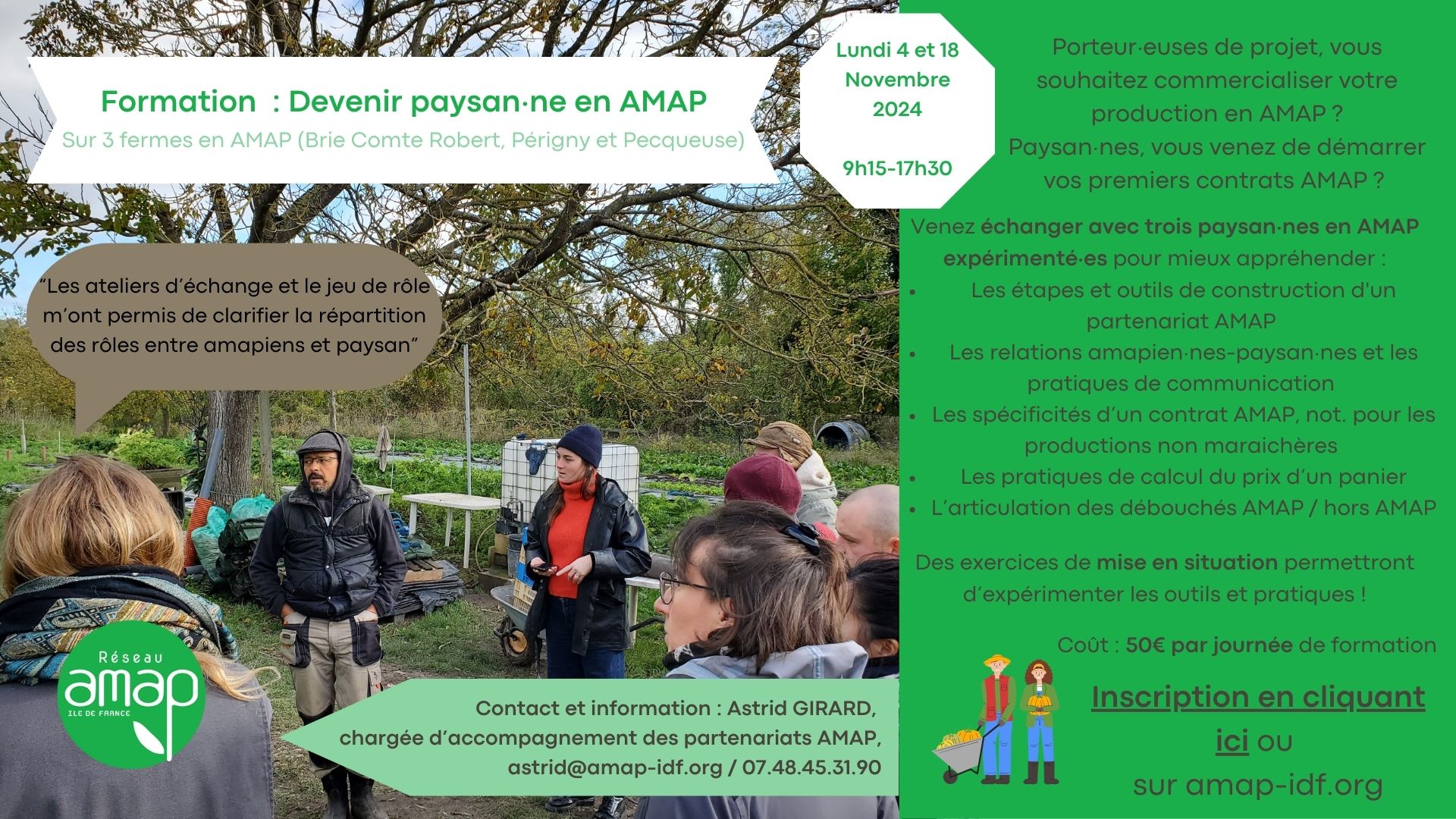 Réseau des AMAP en Île-de-France : Agenda > Formation Devenir paysan·ne ...